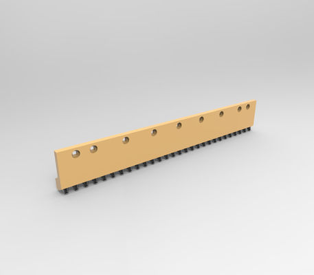 Steel Grader Blades Tungsten Sintered Virgin Carbide Inserted 28.5kg