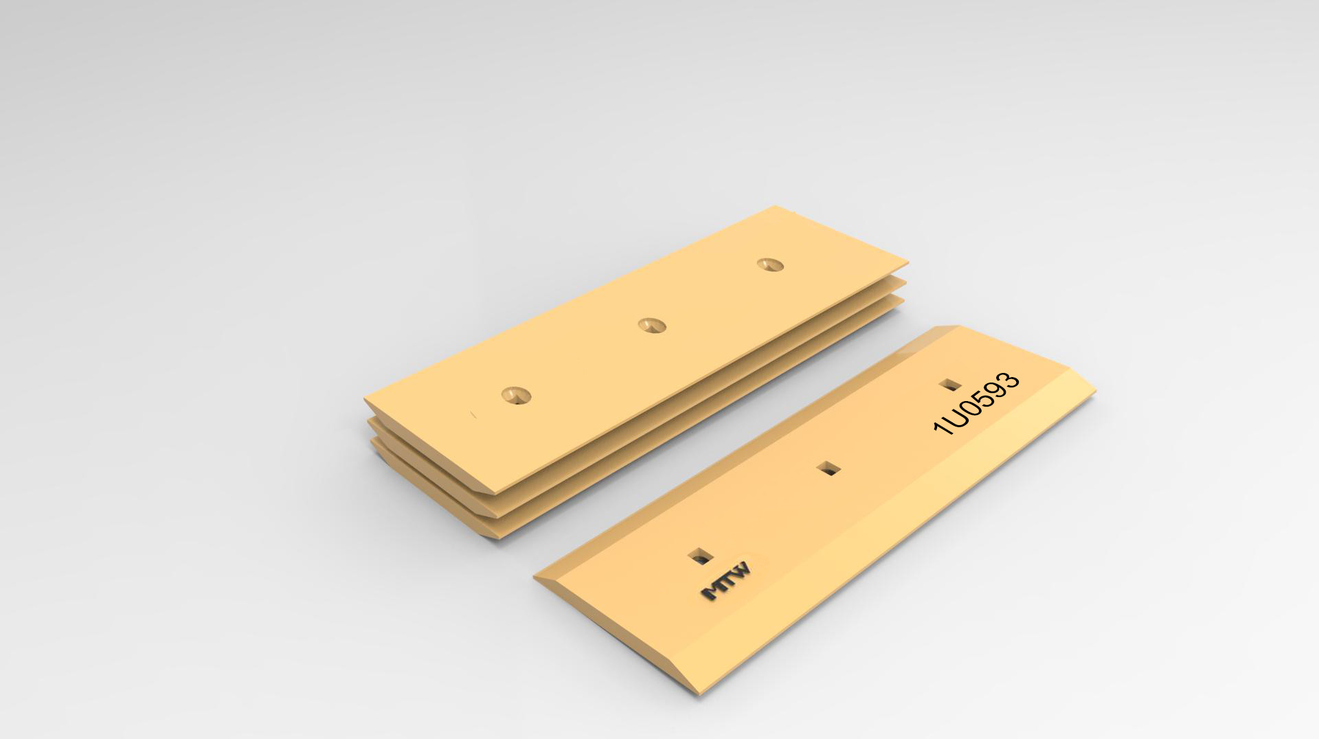 966 Loader Bucket Bolt on Cutting Edge 1U0593