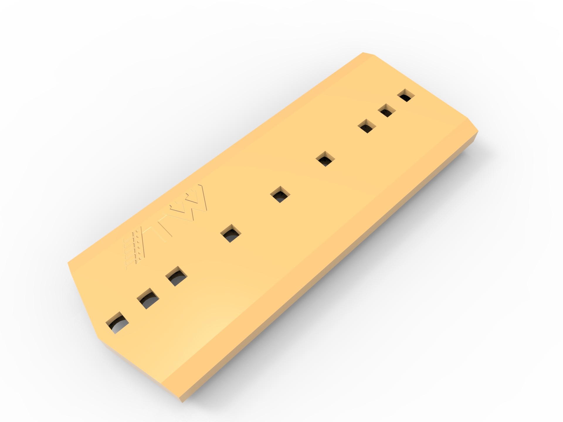 Boron Steel Bulldozer Cutting Edges 60mm 9W4495 Heavy Duty Center